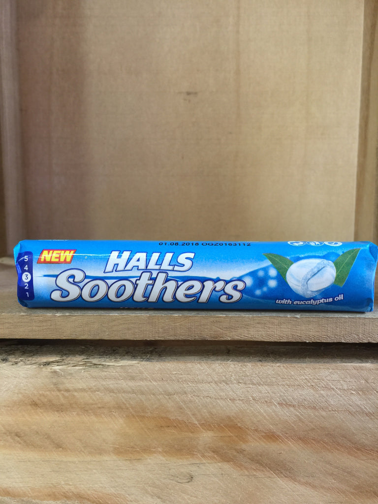 Halls Soothers with eucalyptus oil 45g & Low Price Foods Ltd
