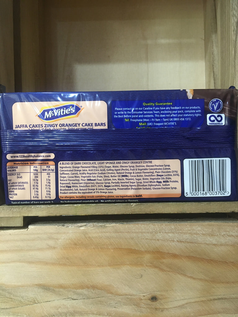 30x McVitie's Jaffa Cakes Cake Bars (6 Packets of 5 Cakes) & Low Price ...