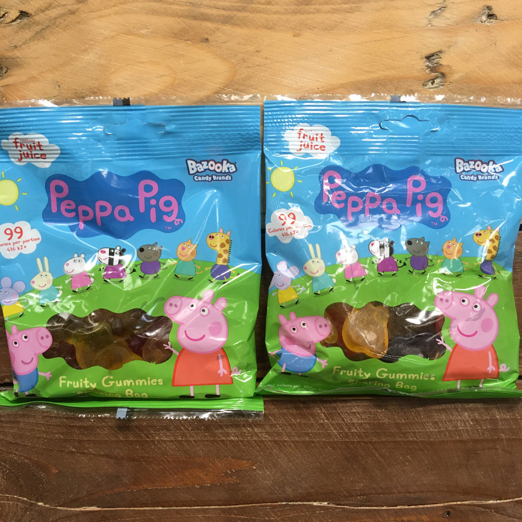 4x Peppa Pig Fruity Gummies Sharing Bags (4x120g) & Low Price Foods Ltd