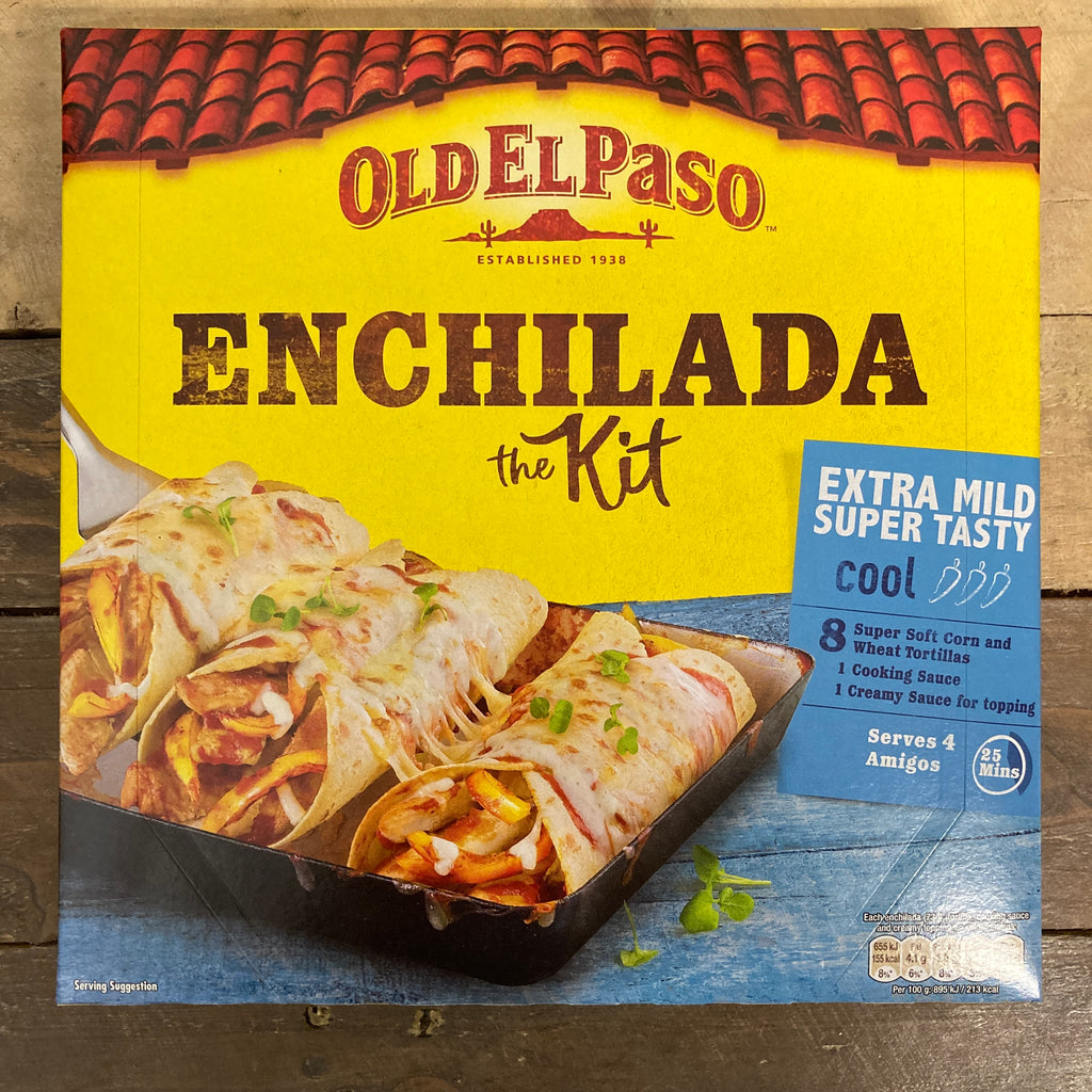 Old El Paso Extra Mild Enchilada Dinner Kit 585g & Low Price Foods Ltd