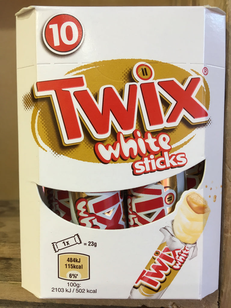 40x Twix White Sticks Limited Edition 4x Packs of 230g (40x23g) & Low ...