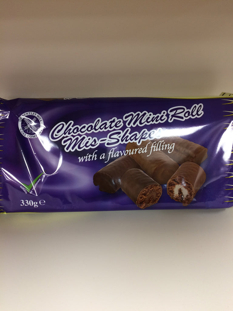 Low Price Chocolate Mini Roll Mis-Shapes 330g & Low Price Foods Ltd