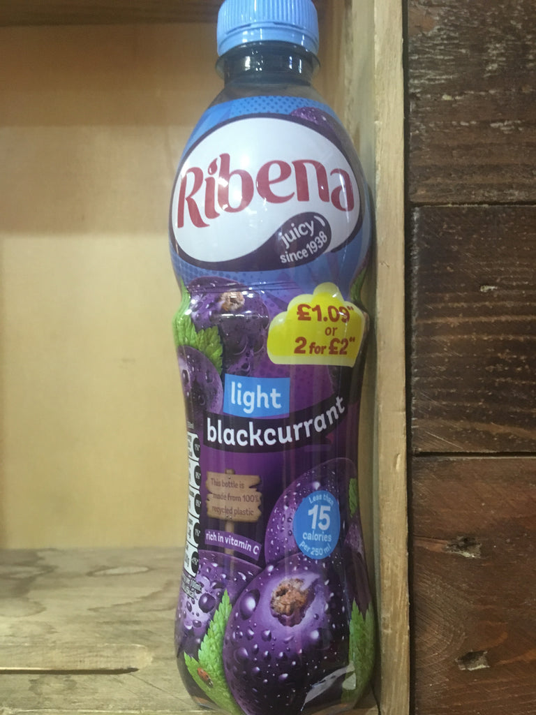 12x Ribena Drink Blackcurrant Light (12x500ml) & Low Price Foods Ltd