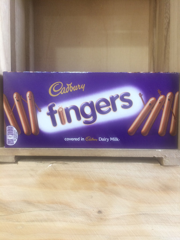 2x Cadbury Milk Chocolate Fingers Boxes (2x114g) & Low Price Foods Ltd
