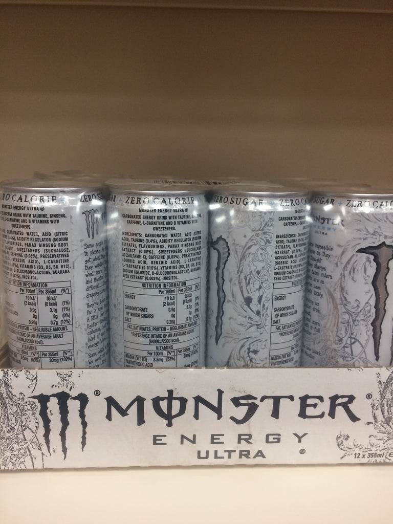 Monster Energy Ultra 12x 355ml Case & Low Price Foods Ltd