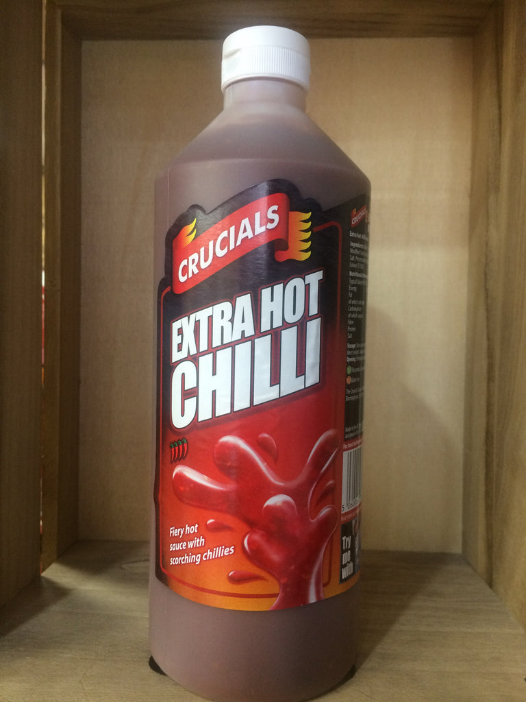 Crucials Extra Hot Chilli 1 Litre & Low Price Foods Ltd
