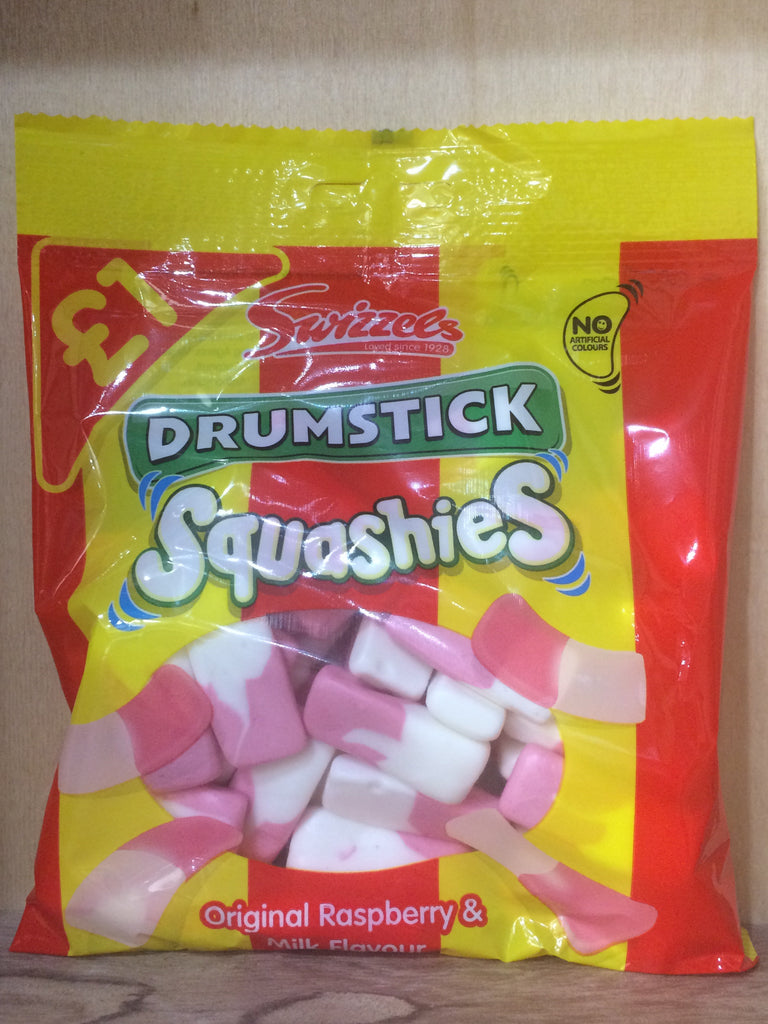 Swizzels Drumstick Squashies Original Raspberry & Milk Flavour 145g ...
