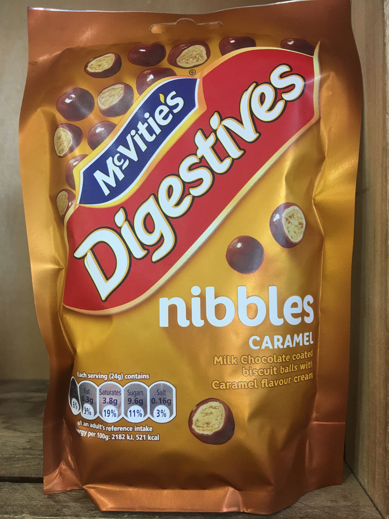 Mcvities Digestive Caramel Nibbles 120g & Low Price Foods Ltd