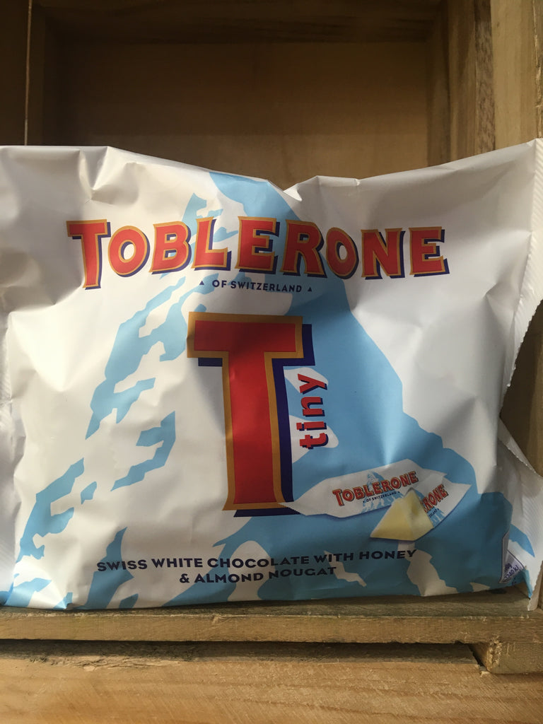 Toblerone Tiny Minis Swiss White Chocolate 200g & Low Price Foods Ltd
