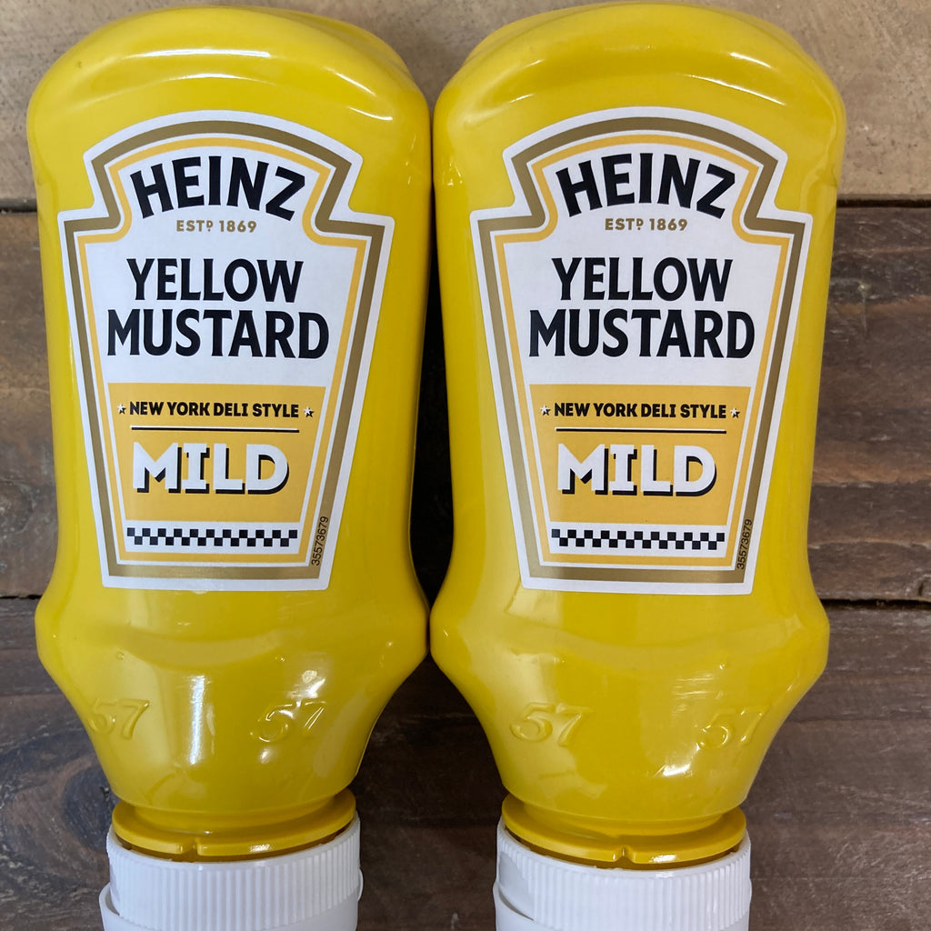 2x Heinz Yellow Mustard Mild Bottles (2x220ml) & Low Price Foods Ltd