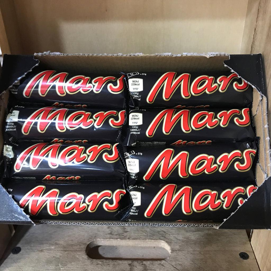 12x Mars Bars with Sugar Bloom (12x51g) & Low Price Foods Ltd