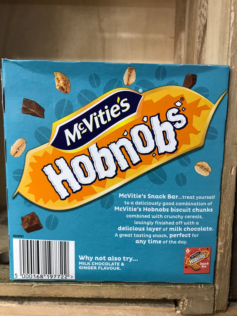 McVitie's Hobnobs Snack Bar 6 Pack 180g & Low Price Foods Ltd