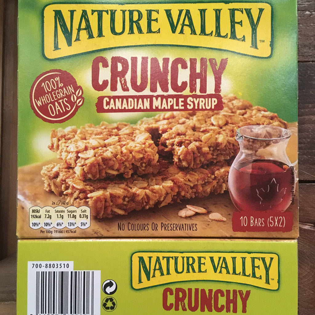10x Nature Valley Crunchy Maple Syrup Cereal Bars (2 Boxes of 5x42g ...