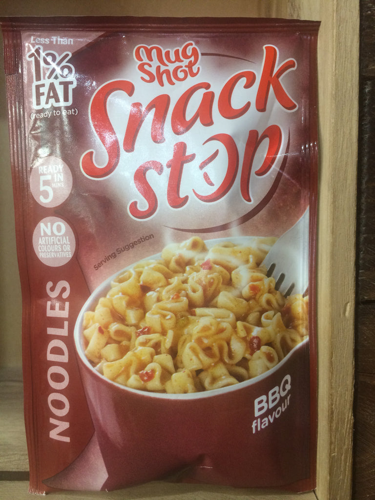 Mug Shot Snack Stop BBQ Flavour 50g & Low Price Foods Ltd