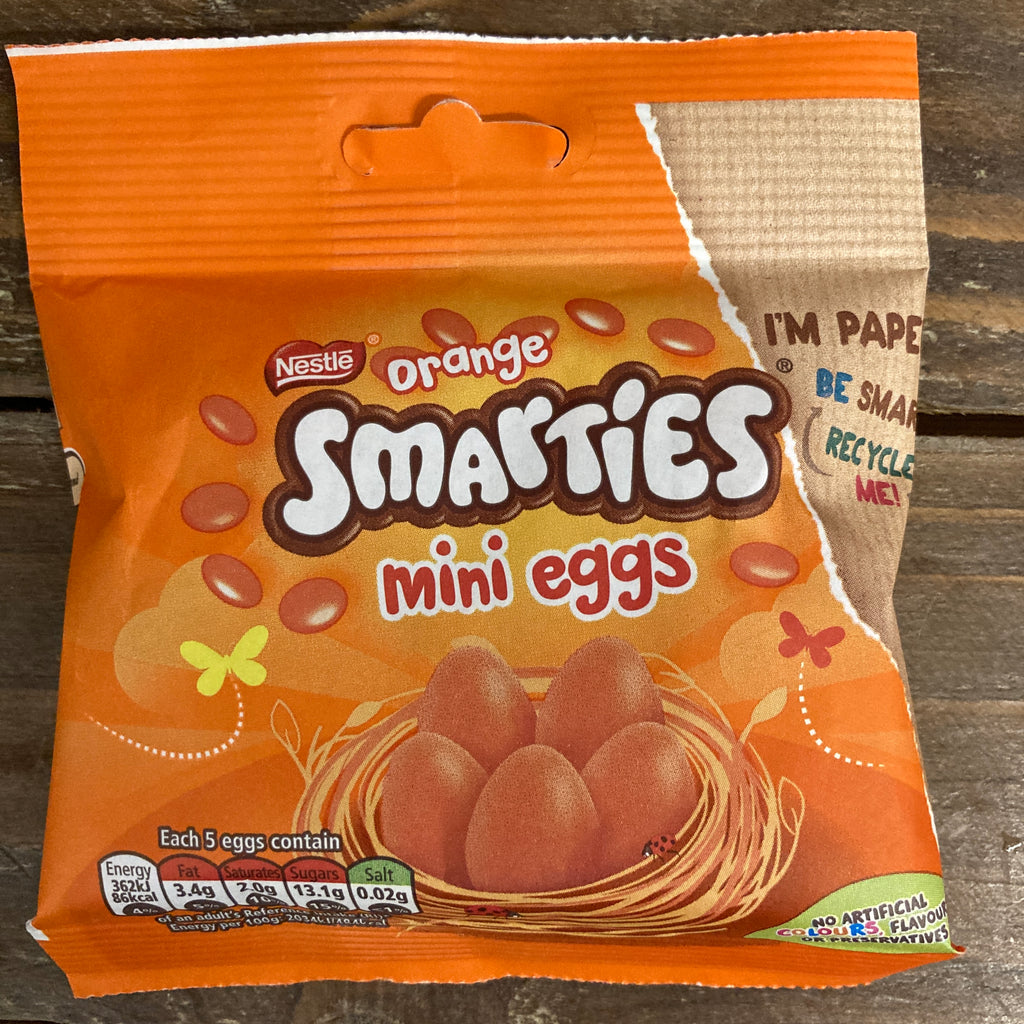 4x Smarties Orange Chocolate Mini Egg Bags (4x80g) & Low Price Foods Ltd