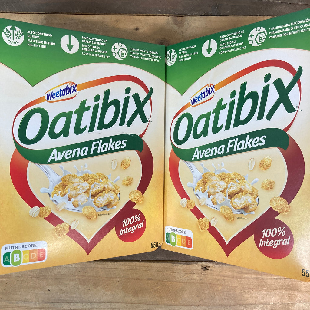 2x Weetabix Oatibix Flakes Cereal (2x550g) & Low Price Foods Ltd