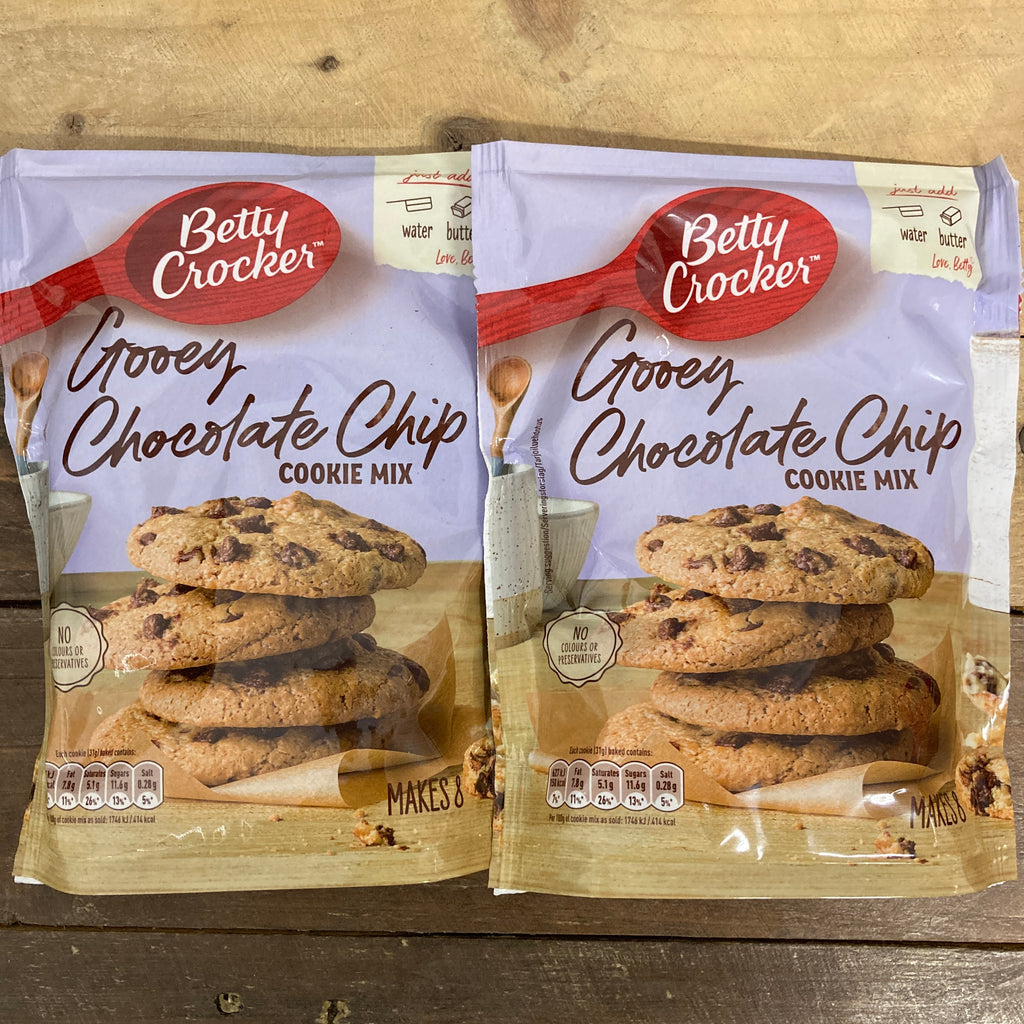 2x Betty Crocker Gooey Chocolate Chip Cookie Mixes (2x200g) & Low Price ...