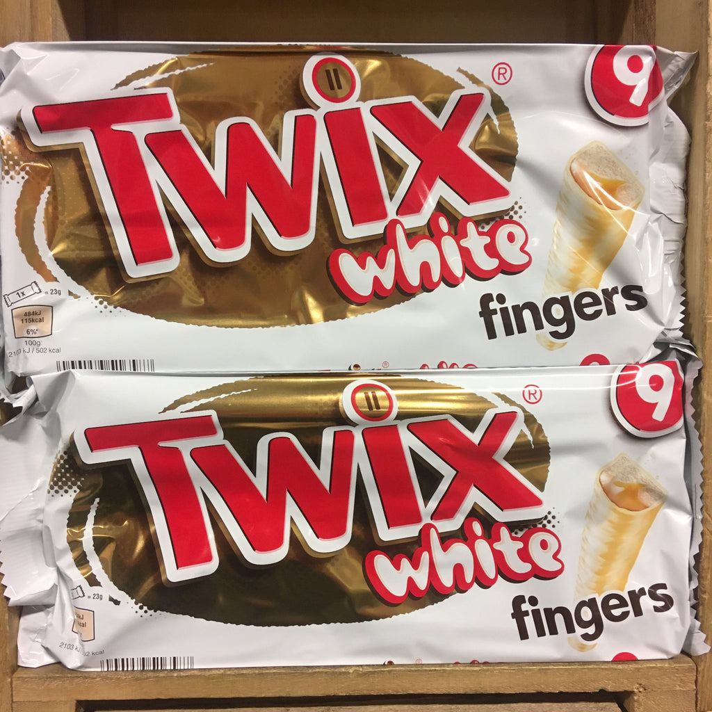 27x Twix White Chocolate Biscuit Fingers (3 Packs of 9x20g) & Low Price ...