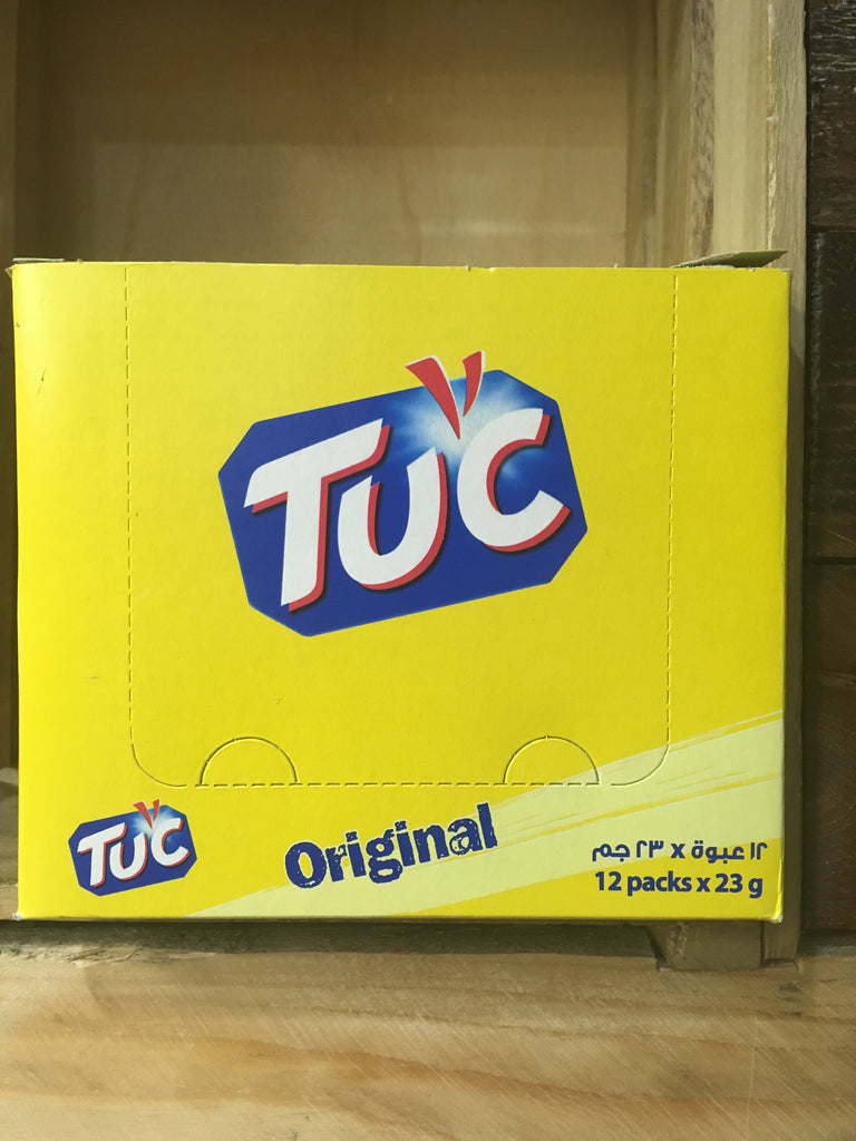 12x Packets of TUC Biscuits Original Snack 6x Biscuit Packs (12x23g ...