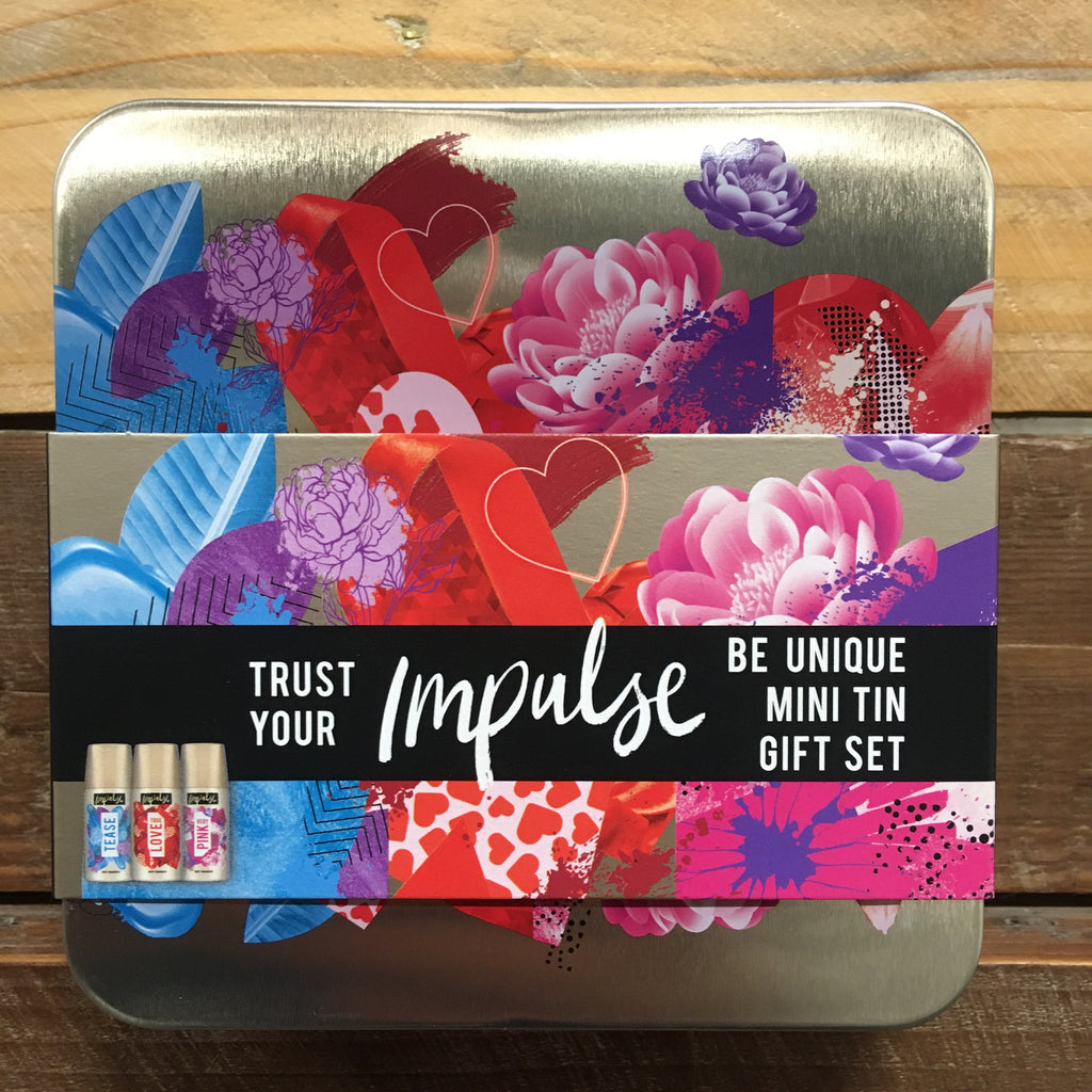 Impulse Mini Body Sprays Mini Tin Gift Set 3 Piece & Low Price Foods Ltd