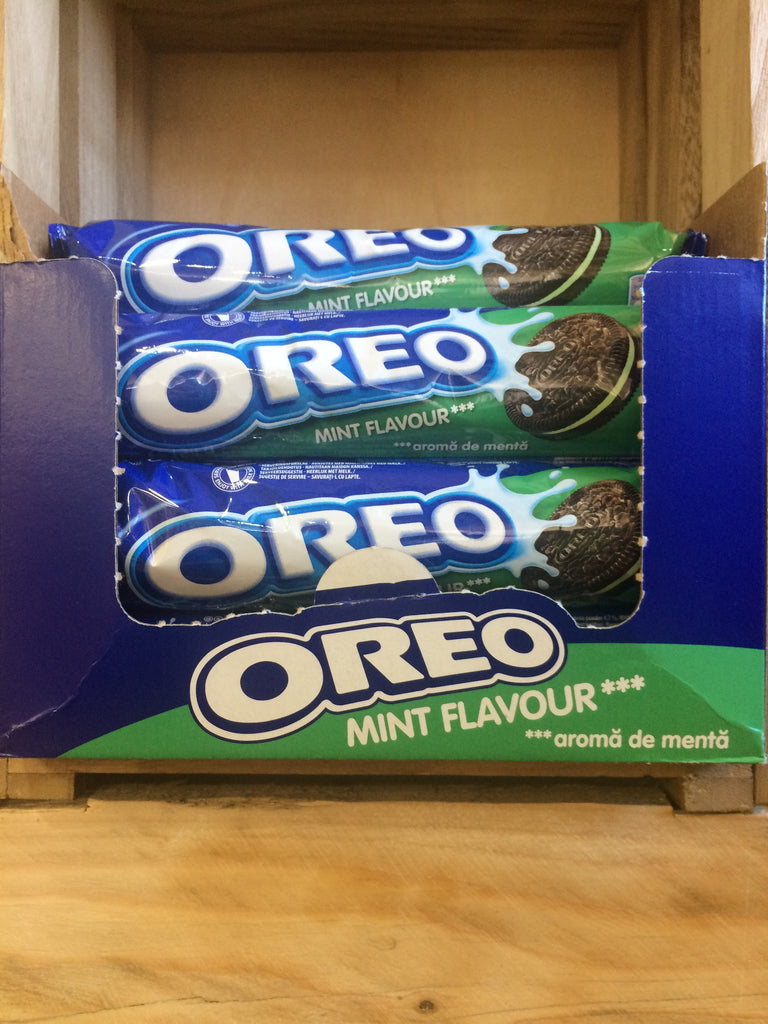16x Oreo Mint Flavour Biscuits 16x154g Case & Low Price Foods Ltd