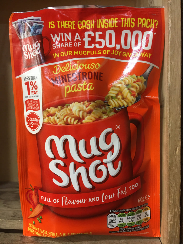 Mugshot Minestrone Pasta 60g & Low Price Foods Ltd