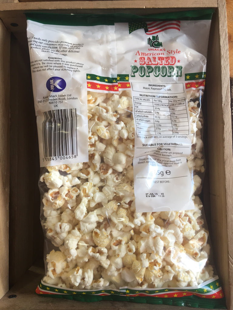 NC Snacks American Style Kettle Popped Salted Popcorn 85g & Low Price ...