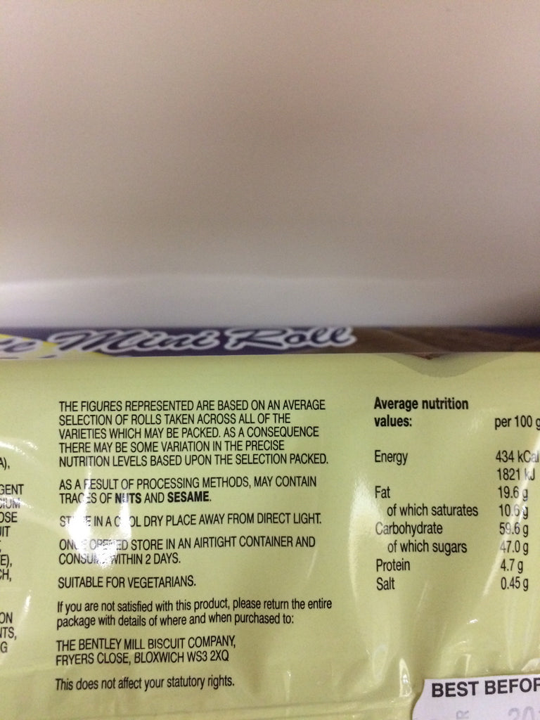 Low Price Chocolate Mini Roll Mis-Shapes 330g & Low Price Foods Ltd