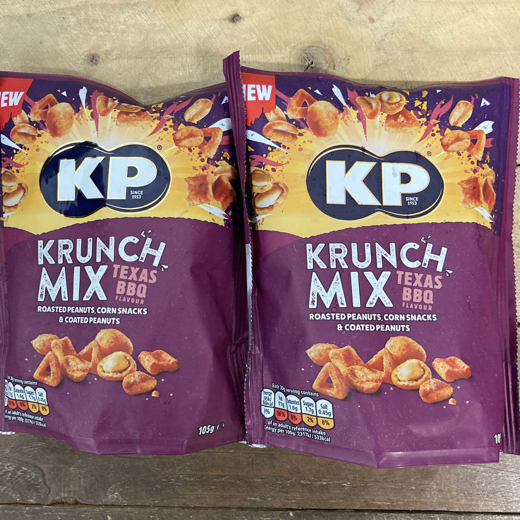 2x Kp Krunch Mix Texas Bbq Peanut & Snack Mix Bags (2x105g) & Low Price ...