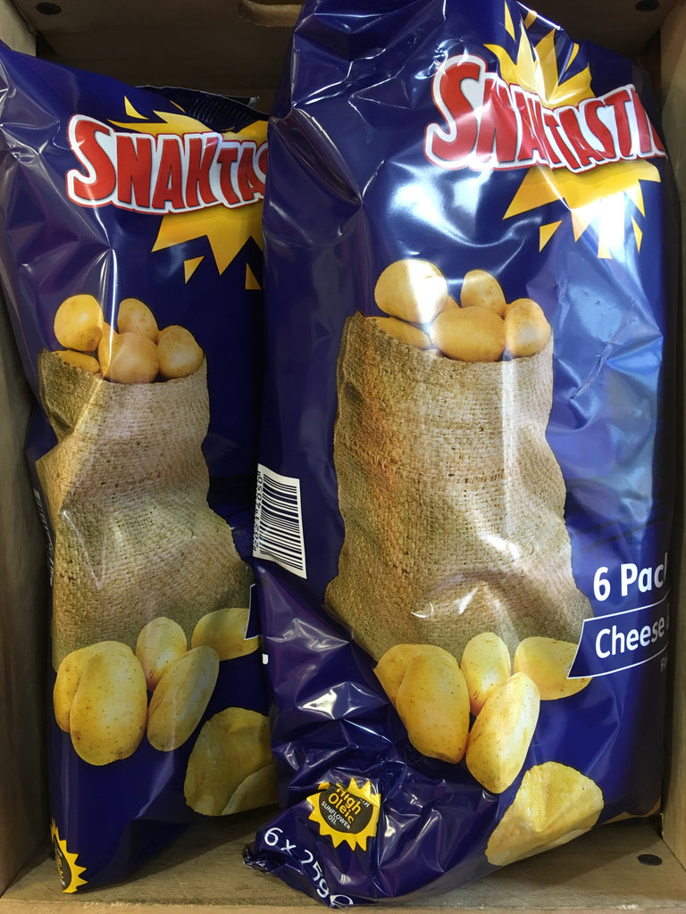 2x Snaktastic Cheese & Onion 2x6 Pack (2x150g) & Low Price Foods Ltd