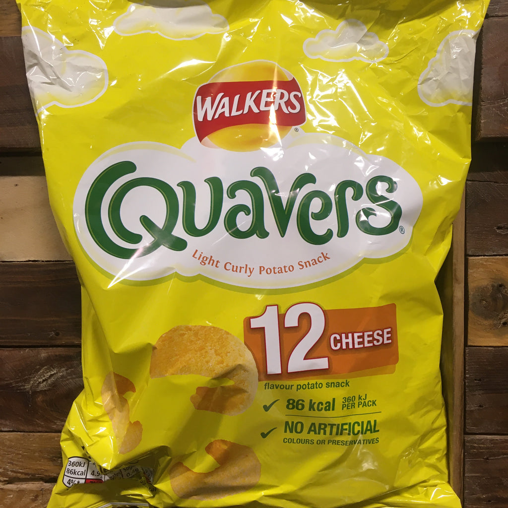 12x Walkers Quavers Cheese Snacks (12x16g) & Low Price Foods Ltd