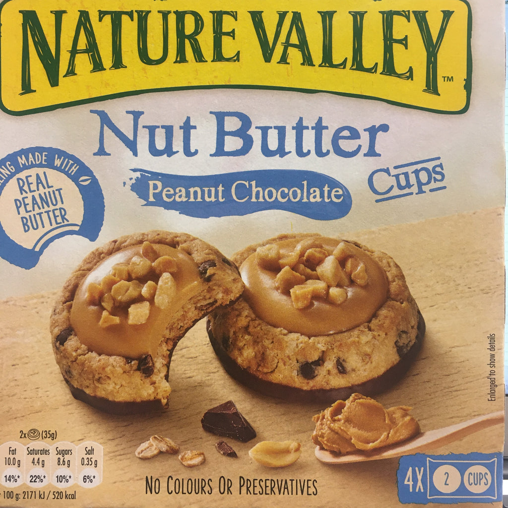 12x Nature Valley Nut Butter Peanut Chocolate Cups (3 Boxes of 4x 2 Cu ...