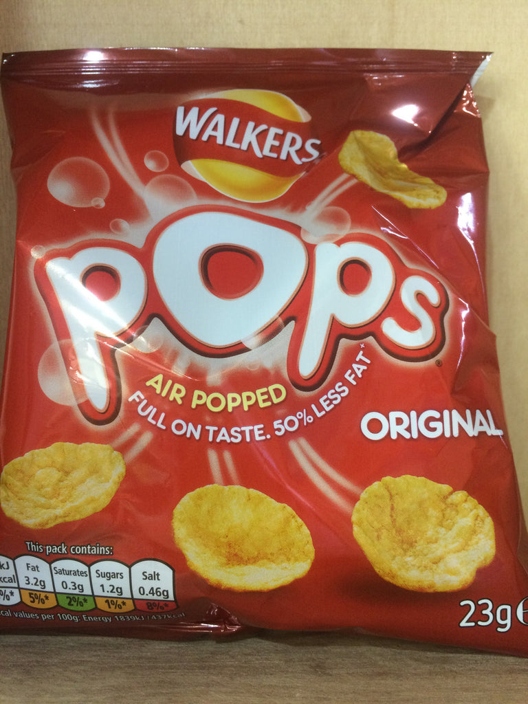 Walkers Pops Original Crisps 23g & Low Price Foods Ltd
