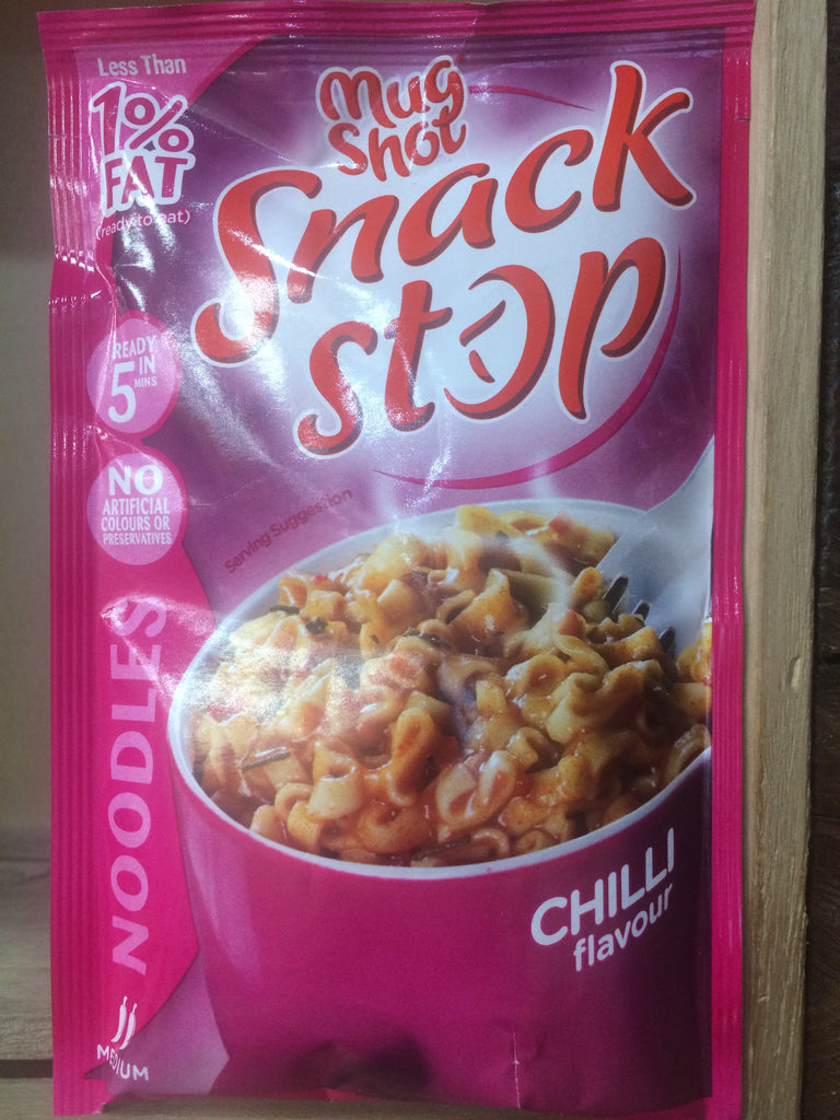 Mug Shot Snack Stop Chilli Flavour 50g & Low Price Foods Ltd