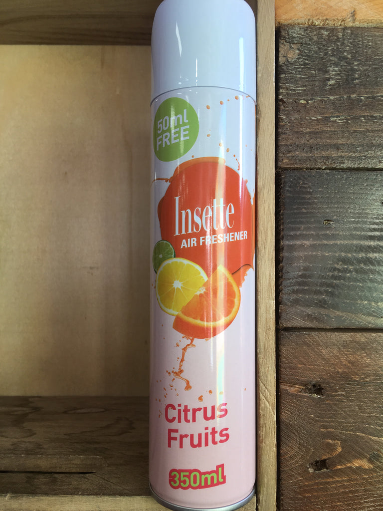Insette Air Freshener Citrus Fruits Fragrance 300ml & Low Price Foods Ltd