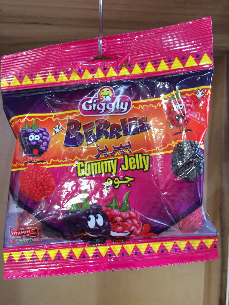 Giggly Berries Gummy Jelly 30g Bag & Low Price Foods Ltd