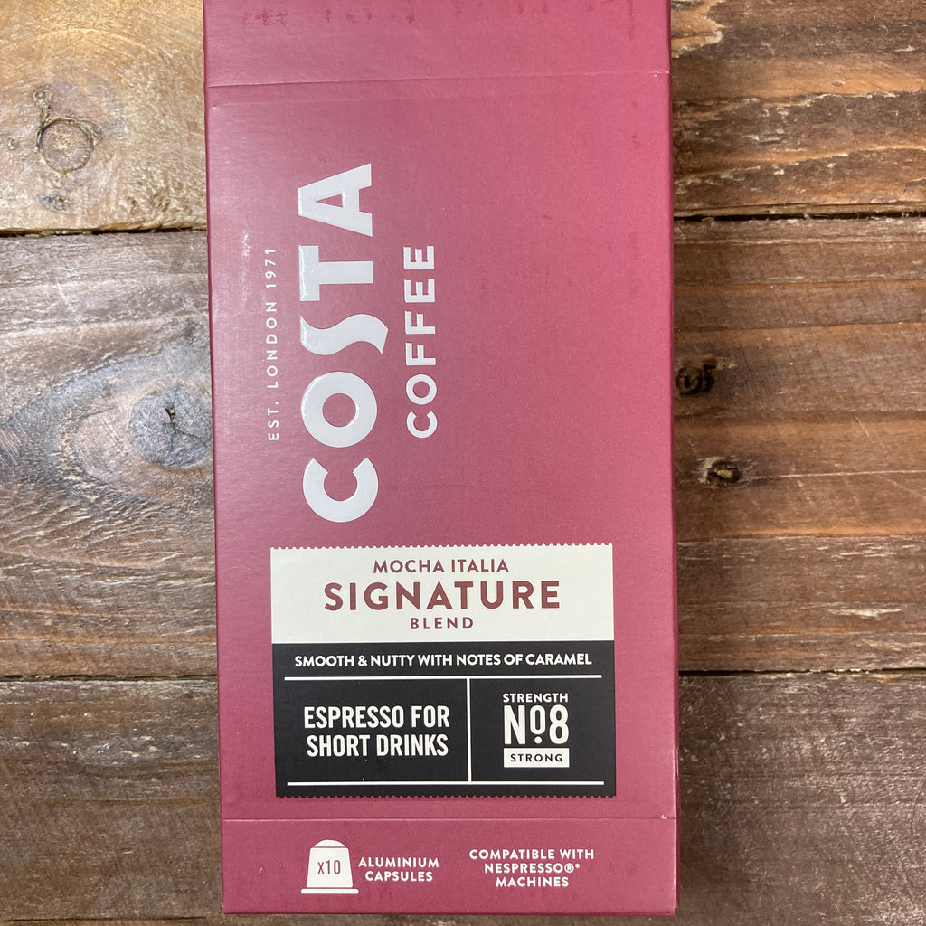 20x Costa Mocha Italia Signature Nespresso Coffee Capsules (2 Packs of ...