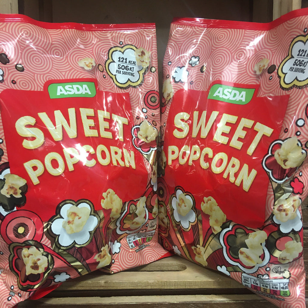 4x ASDA Sweet Popcorn (4x100g) & Low Price Foods Ltd