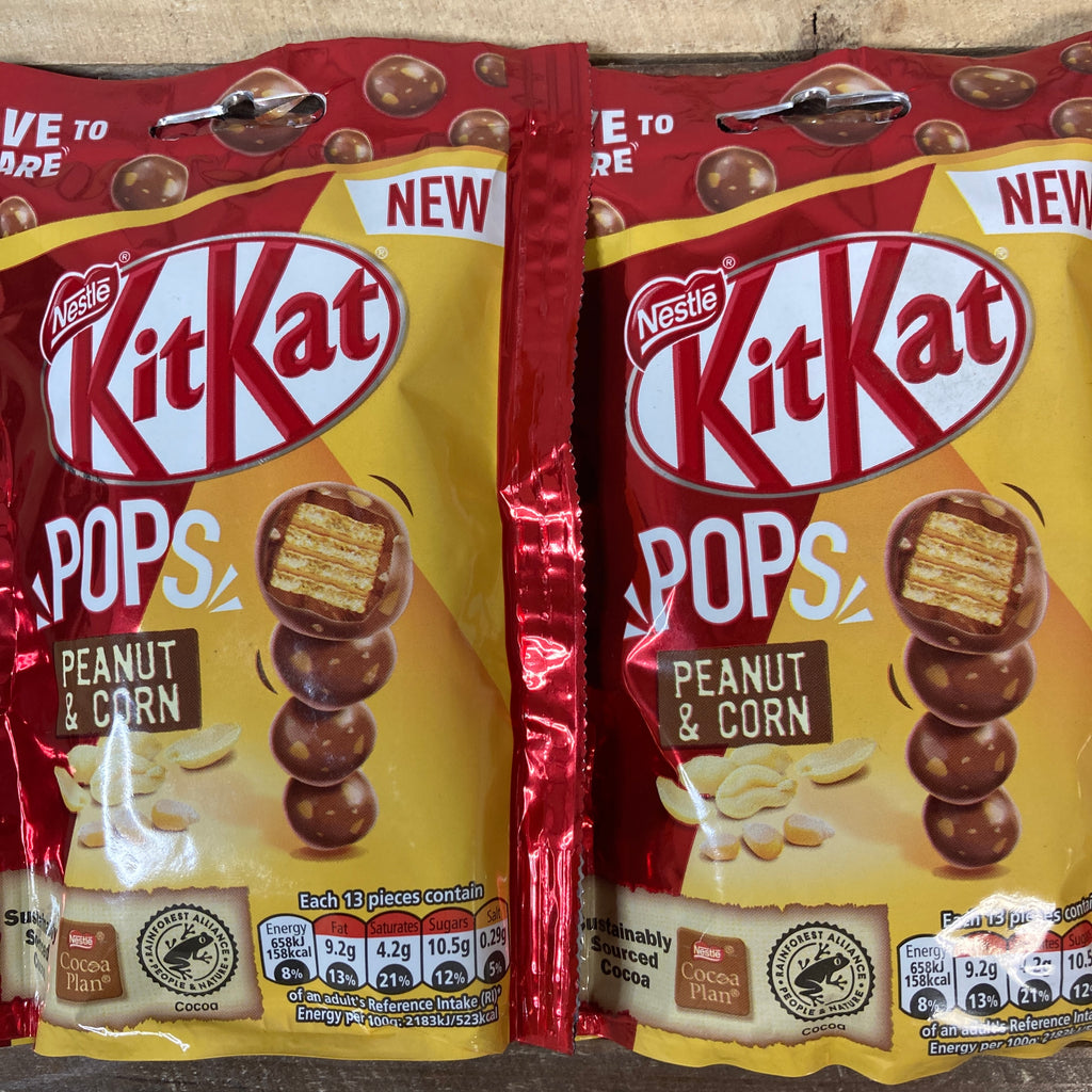2x KitKat Pops Peanut & Corn Share Bags (2x95g) & Low Price Foods Ltd
