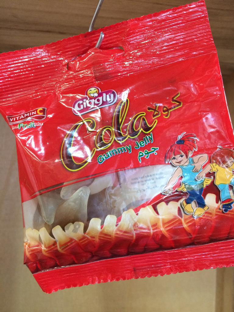 Giggly Cola Bottles Gummy Jelly 30g Bag & Low Price Foods Ltd