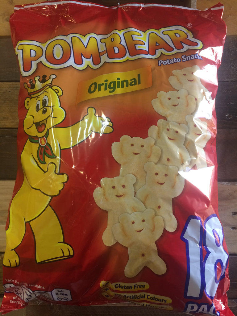 Pom-Bear Original Potato Snacks 18 Pack & Low Price Foods Ltd