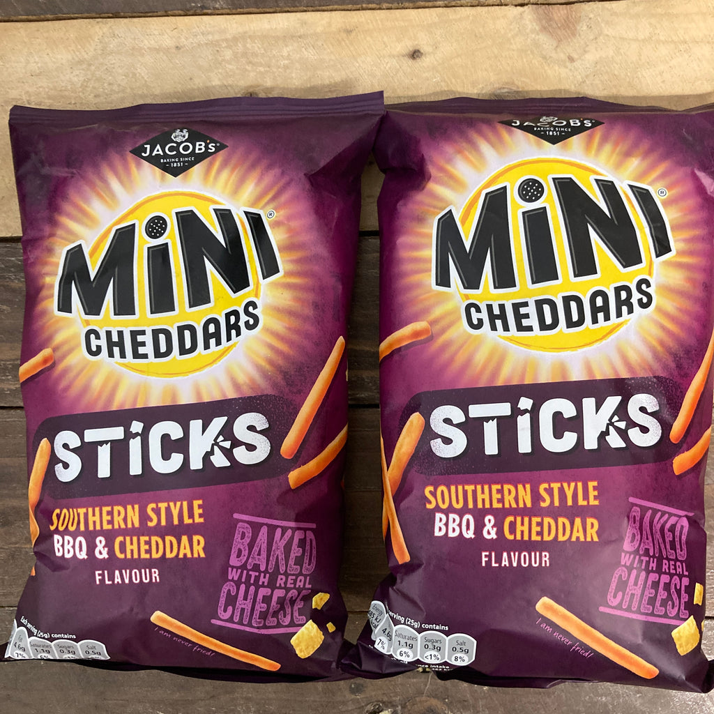 3x Jacobs Mini Cheddars Sticks Bbq & Cheddar Share Bags (3x150g) & Low ...