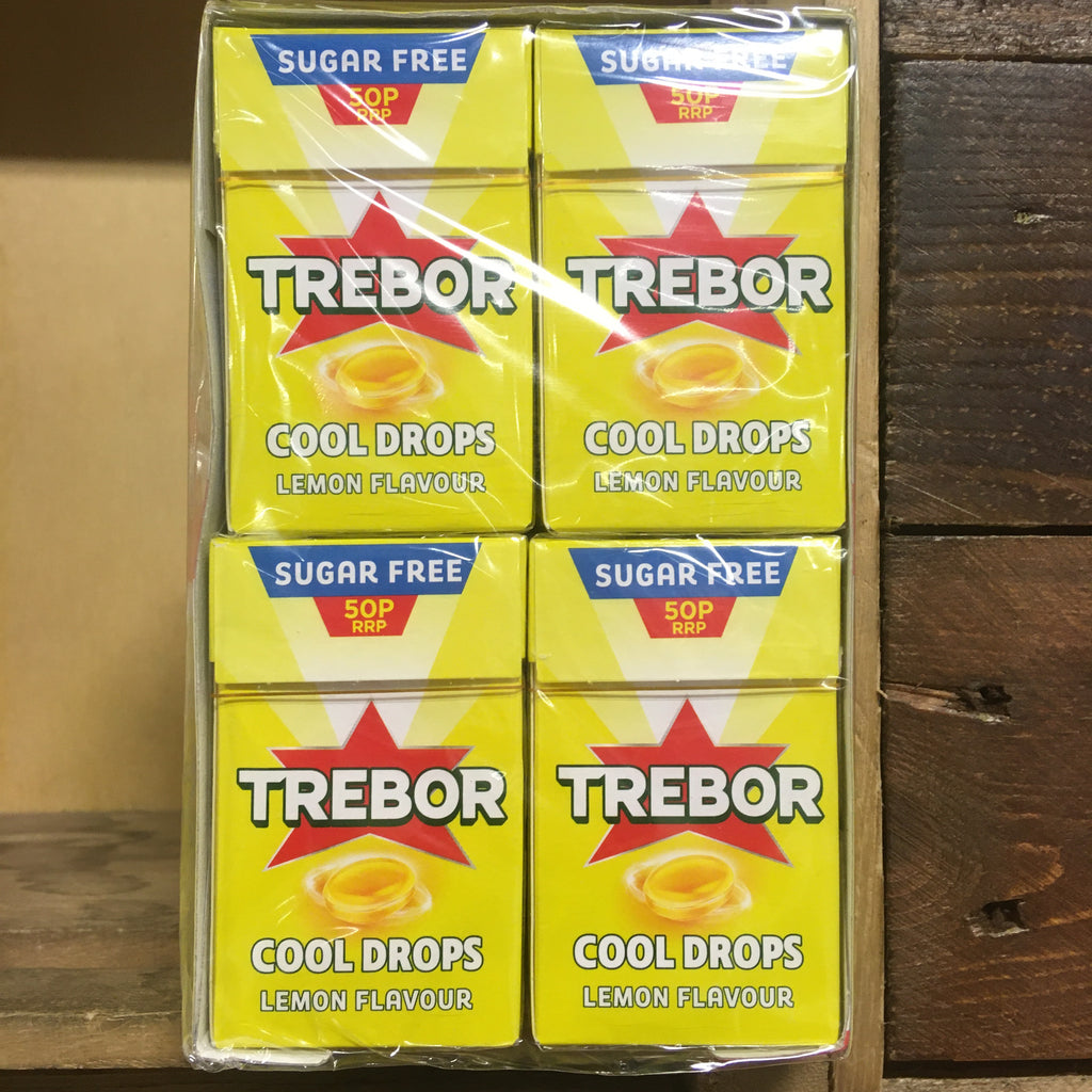 12x Trebor Cool Drop Lemon Sweets (12x28g) & Low Price Foods Ltd