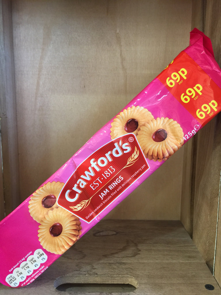 Crawford's Jam Rings 125g & Low Price Foods Ltd