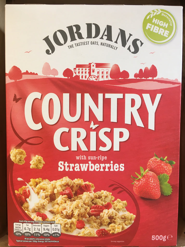 Jordans Country Crisp Strawberries 500g & Low Price Foods Ltd