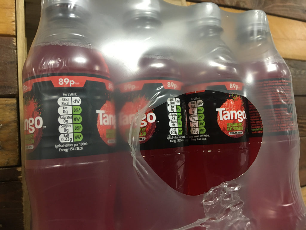 12x Tango Strawberry & Watermelon Bottles (12x375ml) & Low Price Foods Ltd