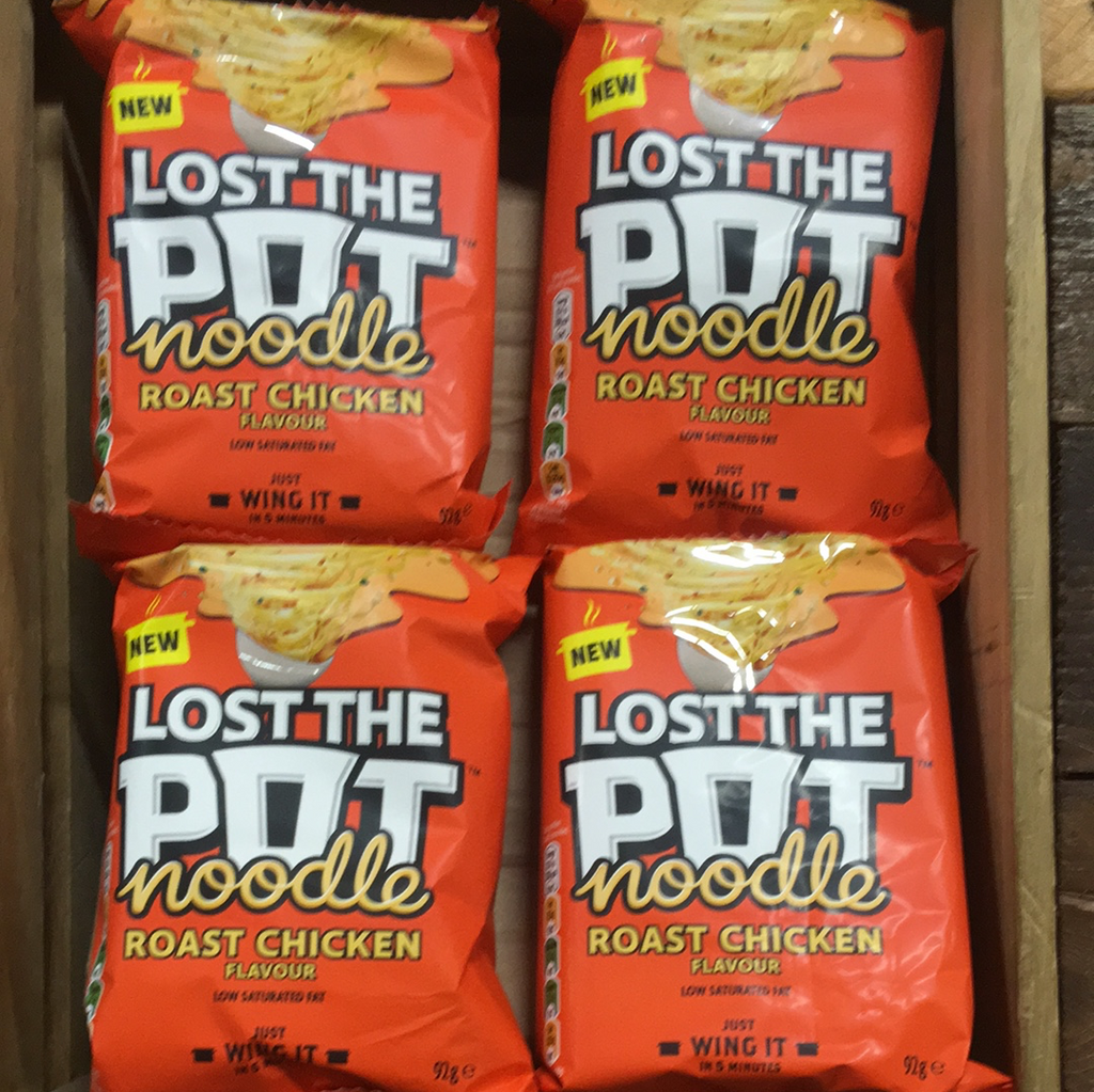 4x Pot Noodle Lost The Pot Roast Chicken (4x92g) & Low Price Foods Ltd