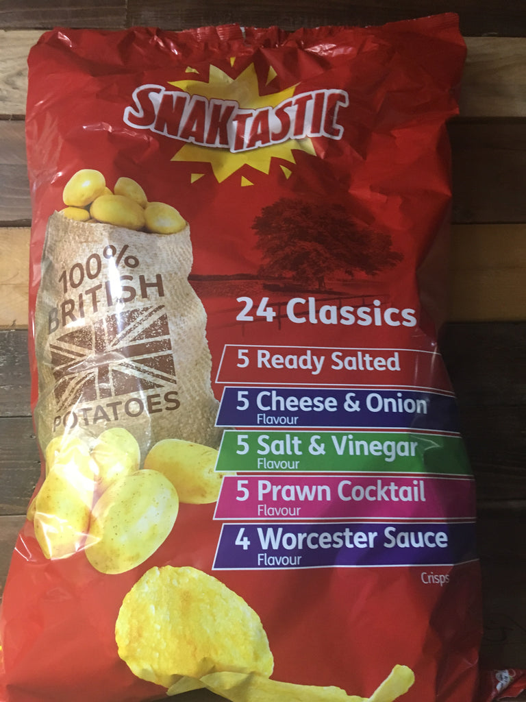 Snaktastic Classic 24 Pack Crisps & Low Price Foods Ltd