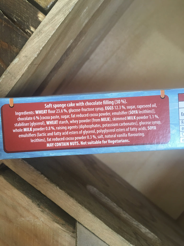 Barny Chocolate Sponge Bear Cake Bar 5 Pack (5x30g) & Low Price Foods Ltd