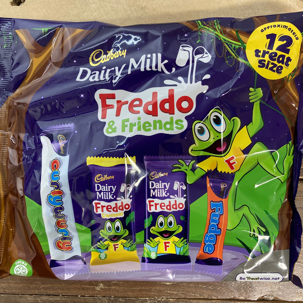 12x Cadbury Dairy Milk Freddo & Friends Treatsize Choc Bars (1 Pack of ...